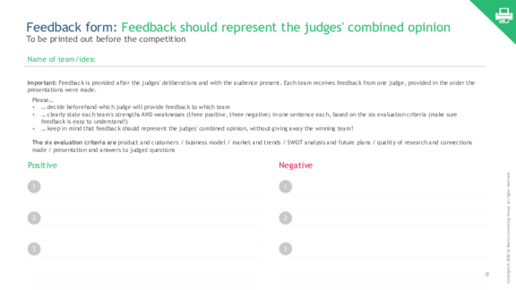 School competition: business@school